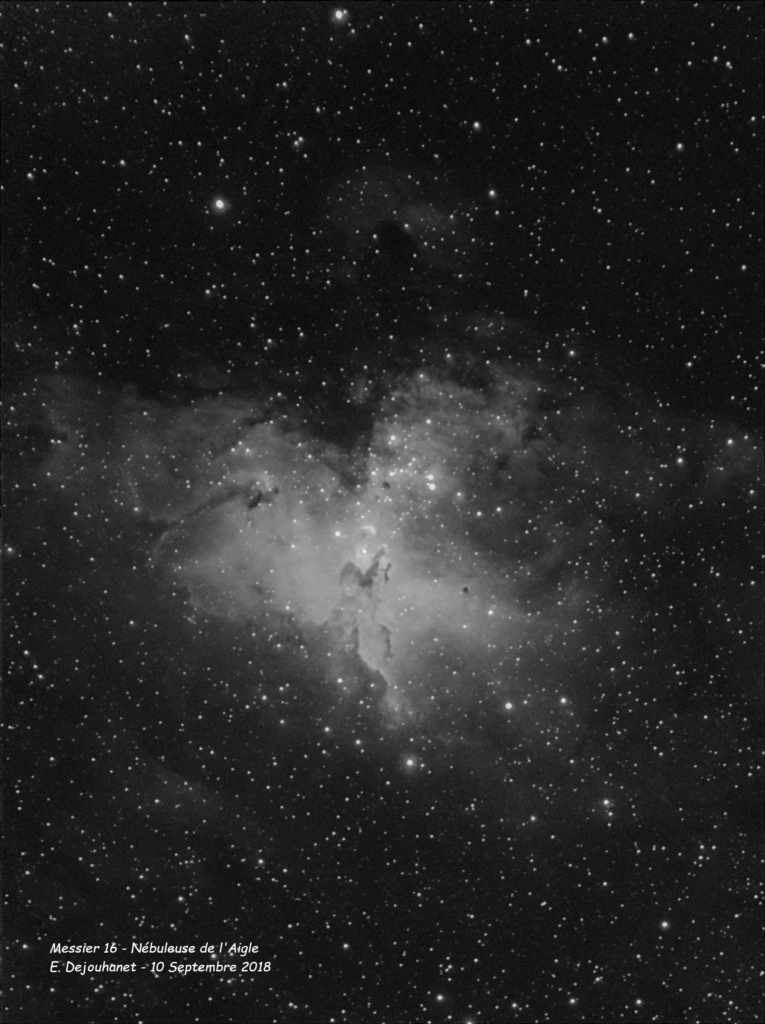 Messier 16, the Eagle Nebula. – Starry Nights in French Brittany
